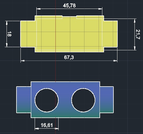 STL file Ultrasonic sensor housing - 3D mould 🔧 ・3D print model to ...