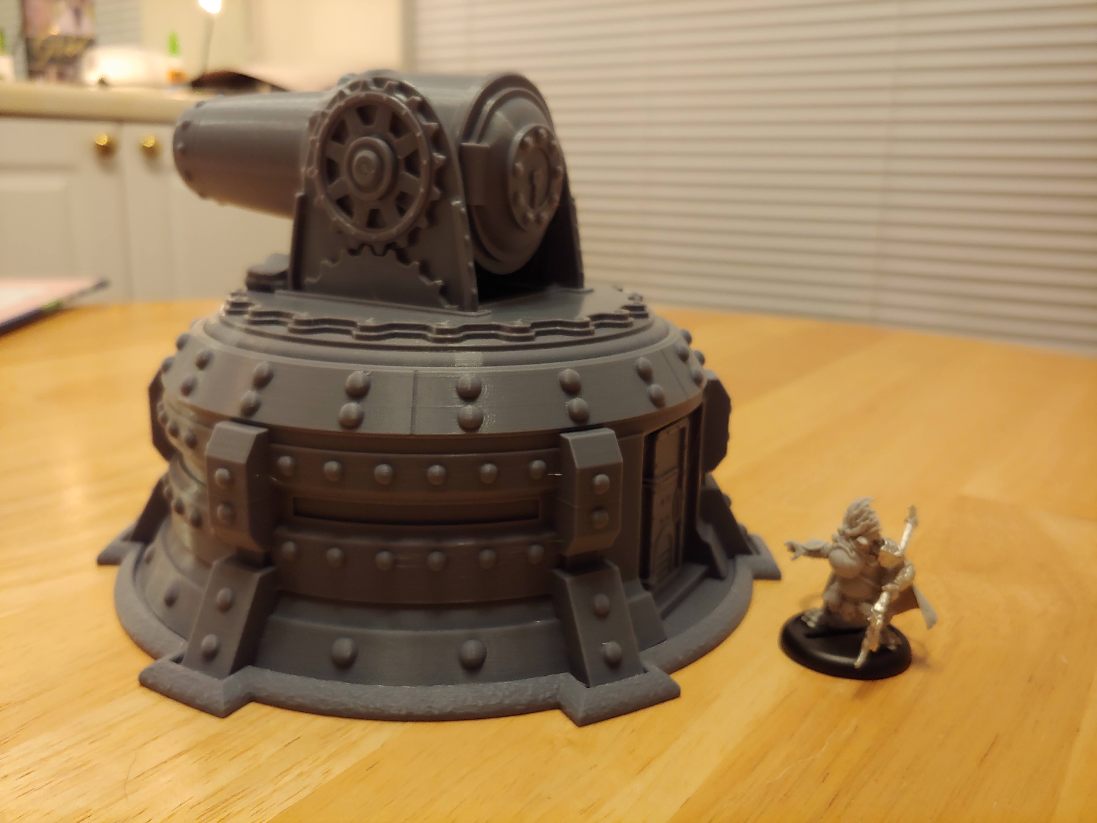 Archivo STL Cañón gigante Steampunk Bunker 🎲 ・Diseño para descargar y ...