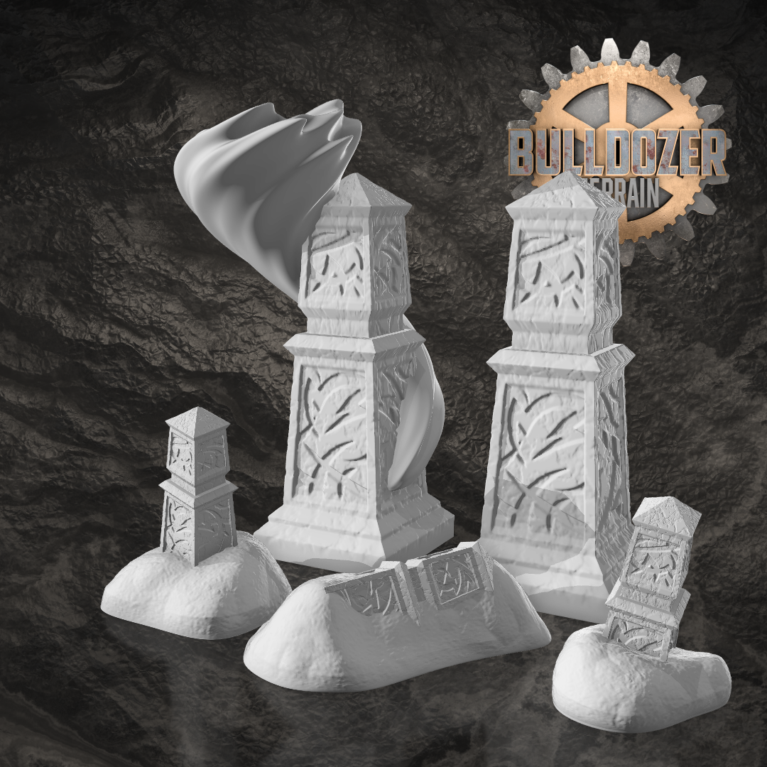 ♟ Druid Monoliths・ STL File for ・Cults