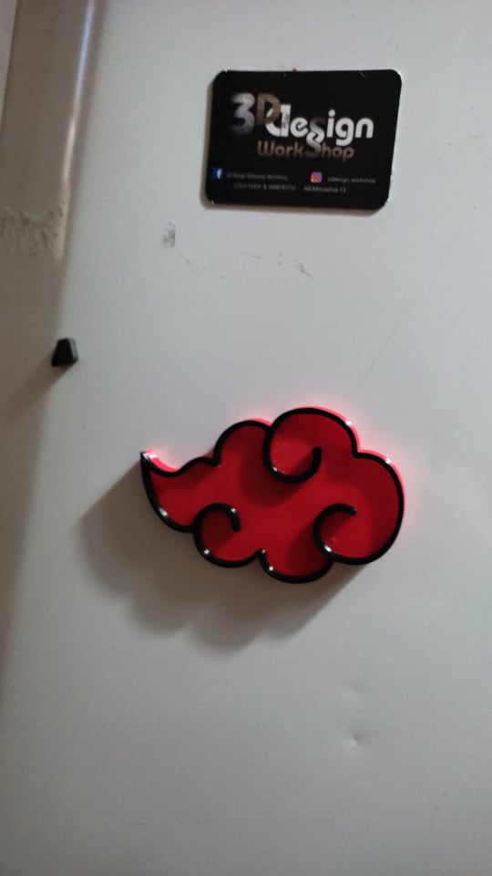 Archivo STL Imán de la nube de Akatsuki 👾 ・Objeto imprimible en 3D para ...