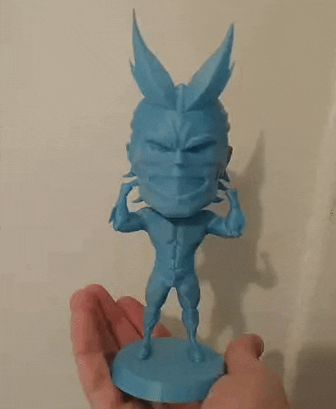 STL file All Might - Boku No Hero Academia Bobblehead Fanart 👾 ・3D ...
