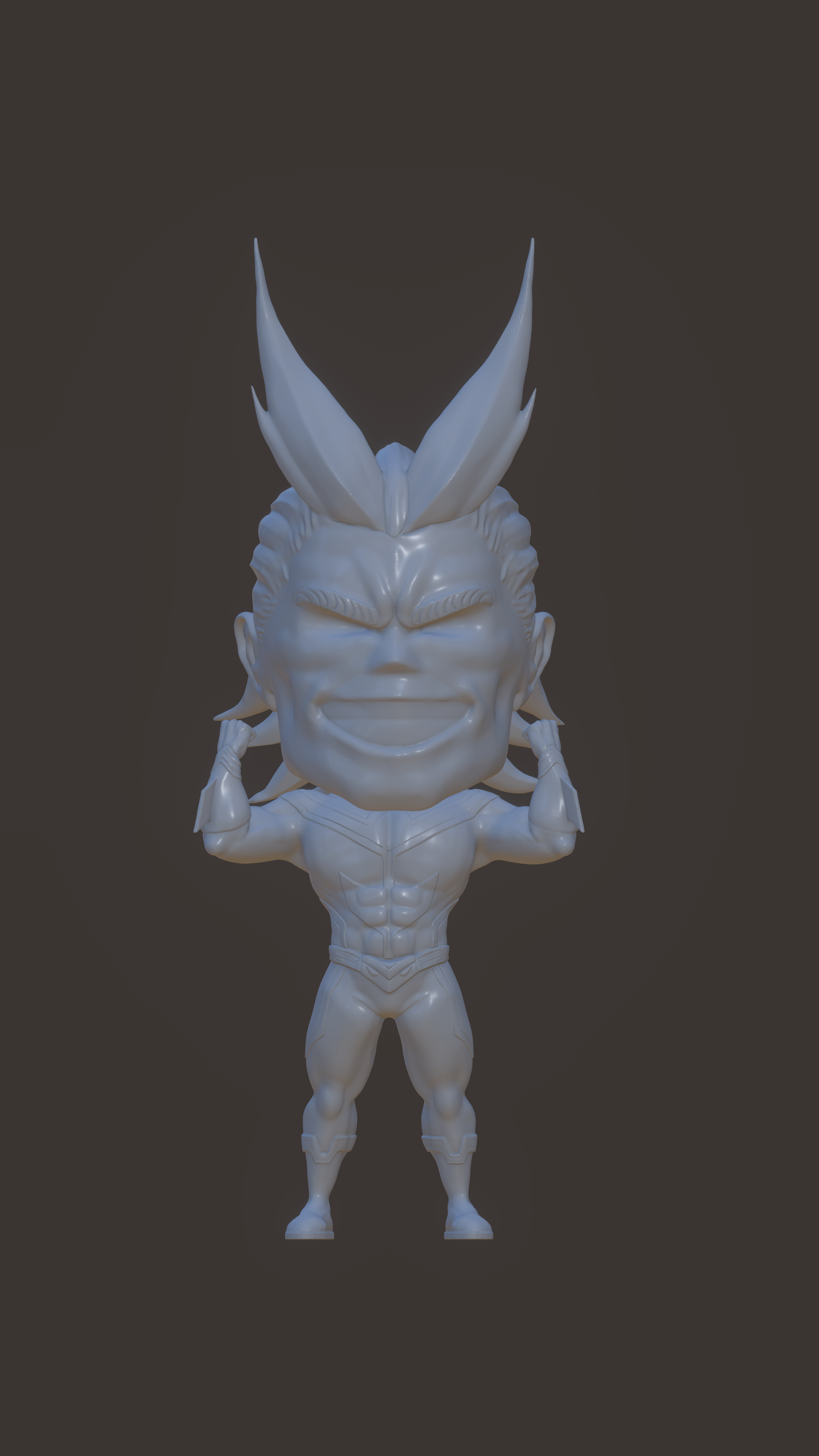 STL file All Might - Boku No Hero Academia Bobblehead Fanart 👾 ・3D ...