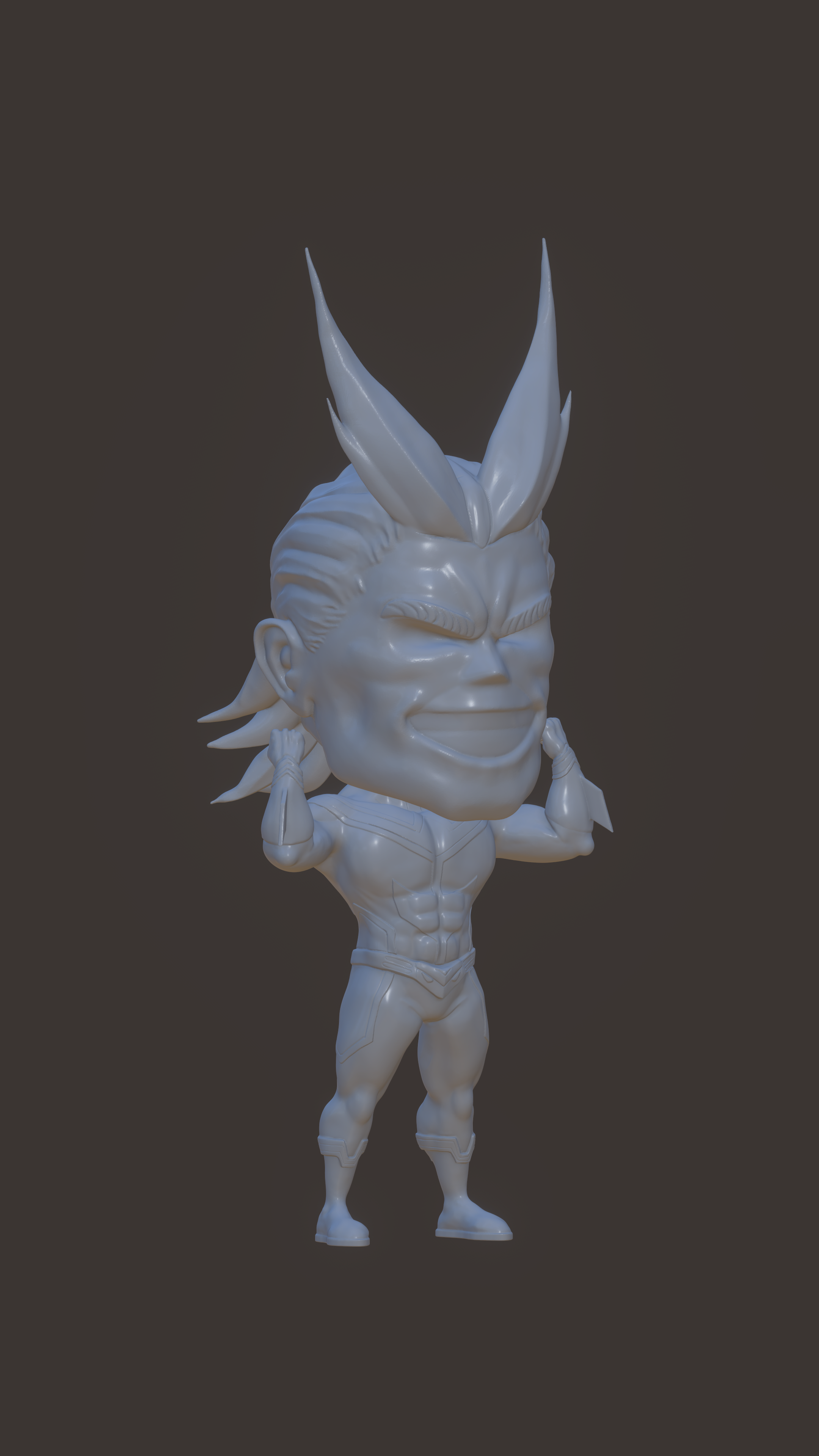 STL file All Might - Boku No Hero Academia Bobblehead Fanart 👾 ・3D ...