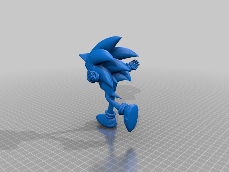 🎨 Sonic Big・Free 3D File for ・Cults