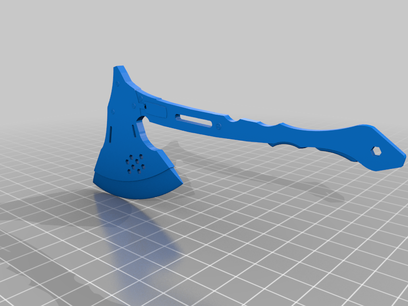 🪓 Kaiju No. 8 - Kikoru Shinomiya's battle axe・Free 3D File for ・Cults
