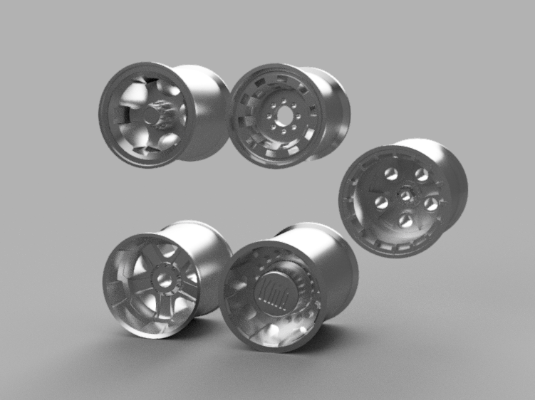 STL file Monster wheels rims stl 👹 ・3D printable model to download・Cults