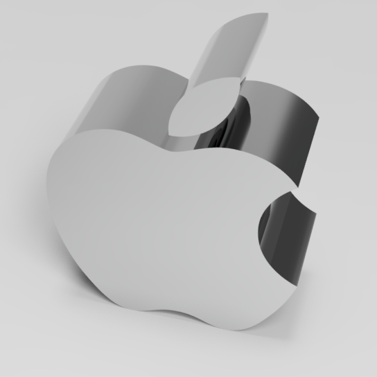 STL 文件 Apple logo 🍎 （OBJ以及DWG）・可下载 3D 打印机模型・Cults