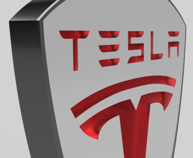 3D file Tesla 3d logos 1 & 2 🚗 ・Design to download and 3D print・Cults