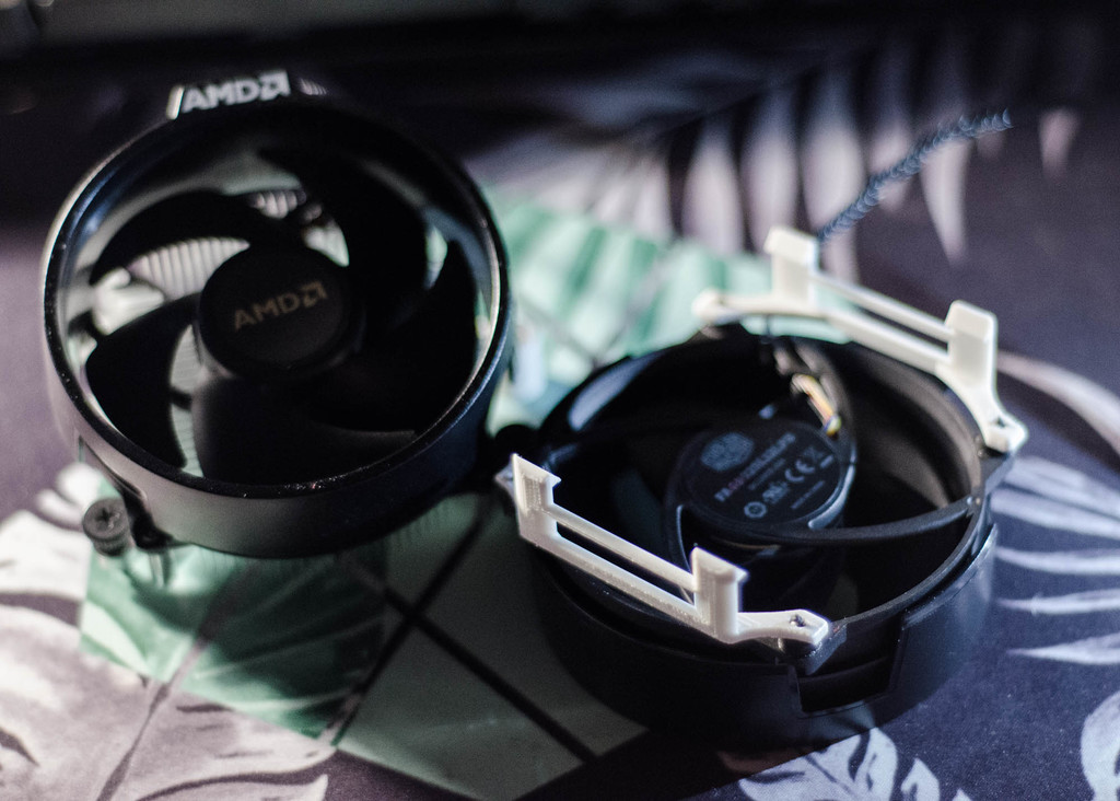 3D-Datei AMD Wraith Lüfterhalterung für Cooler Master Hyper TX3 Evo ...