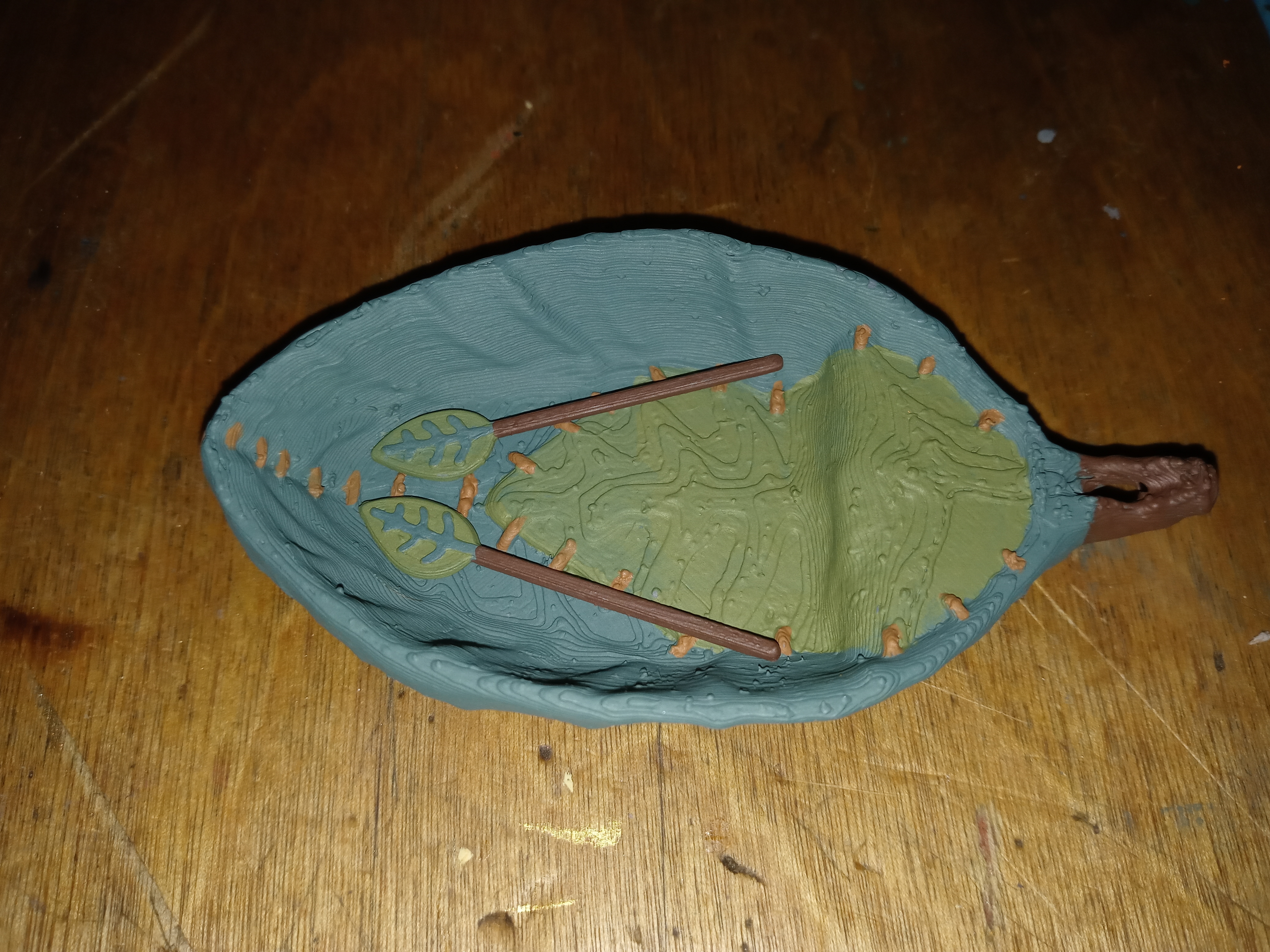 3D print 28mm Leaf Boat・Cults