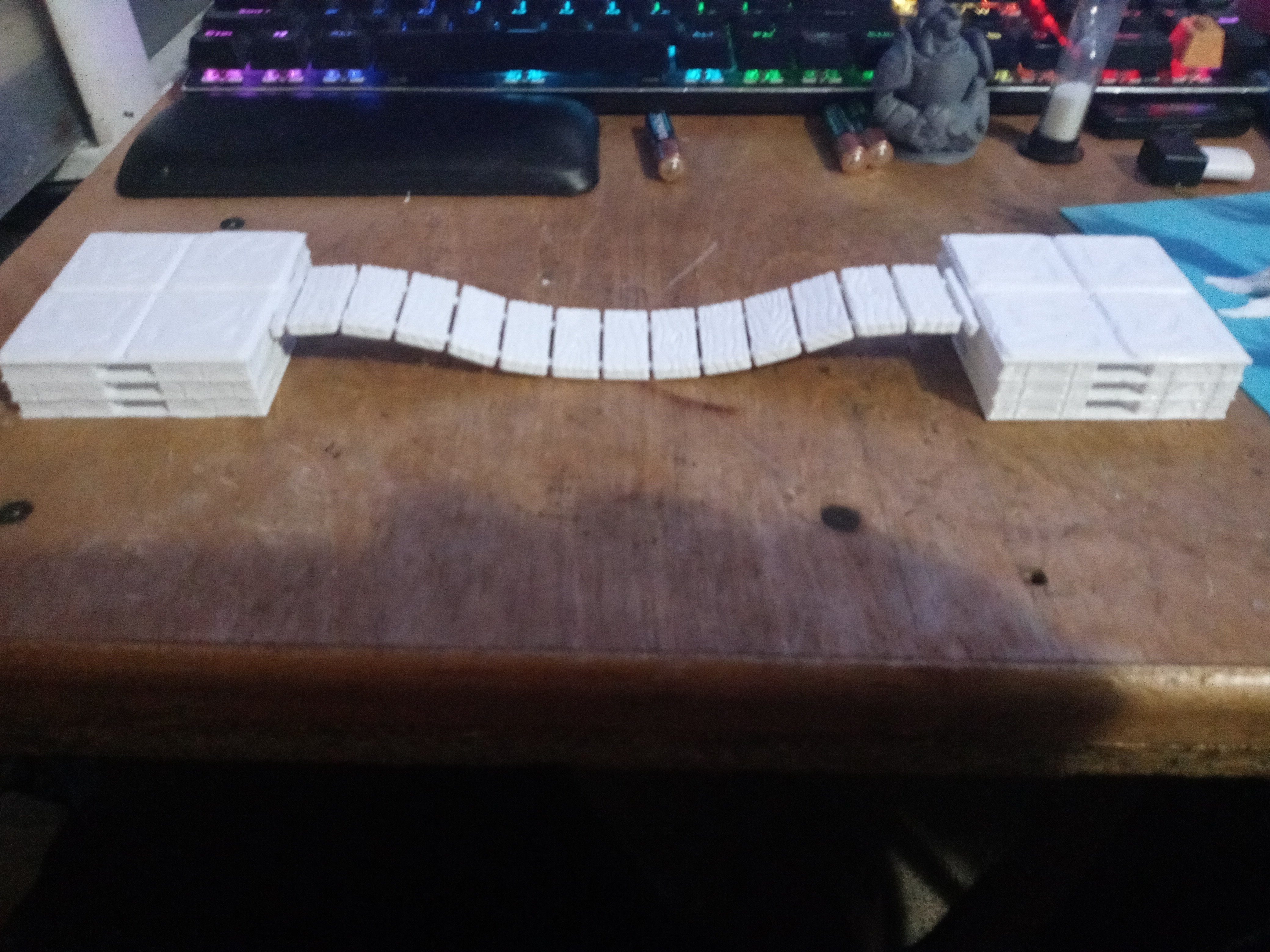 🎲 OpenForge Modular Plank / Rope Bridges - 28mm・3D Print・Cults