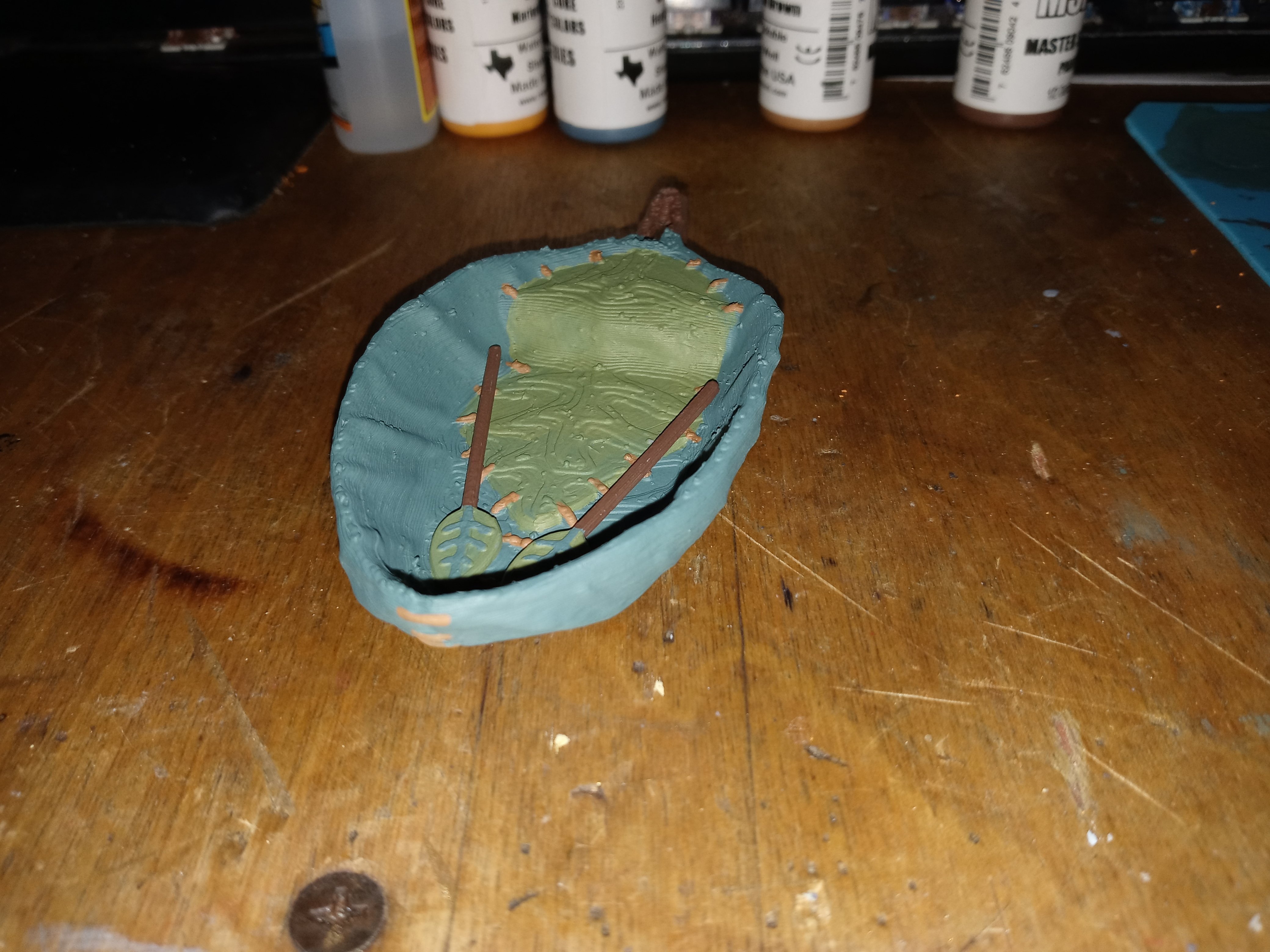 3D print 28mm Leaf Boat・Cults