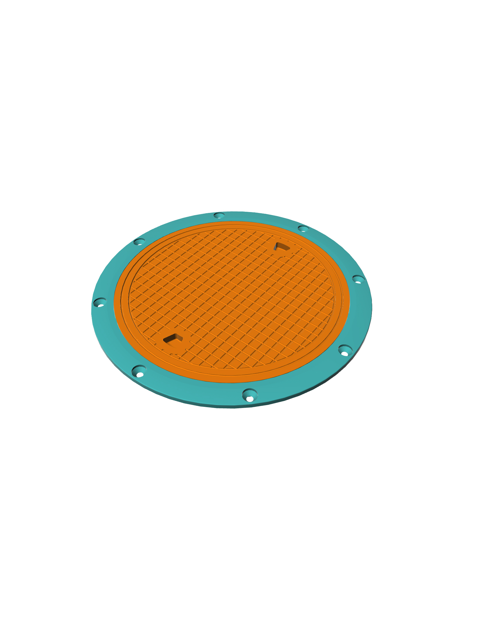 🚪 MARINE - WATERTIGHT 220MM ACCESS HATCH DOOR・ STL File for 3D printing ...
