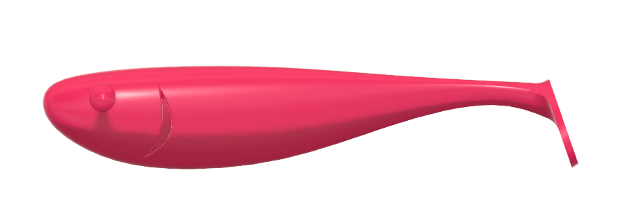 arquivo STL Mold "EZ Shad 3 inch" lure. 3D STL file for CNC and 3D ...