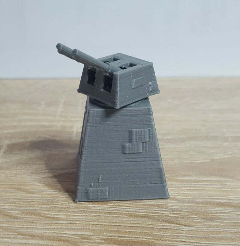 3D printing Death Star Laser Turret - Simple・Cults