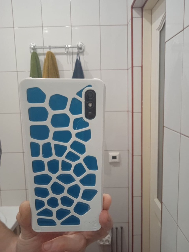 Archivo 3D gratis Xiaomi 9A caso Voronoi 📱 ・Plan para descargar y ...