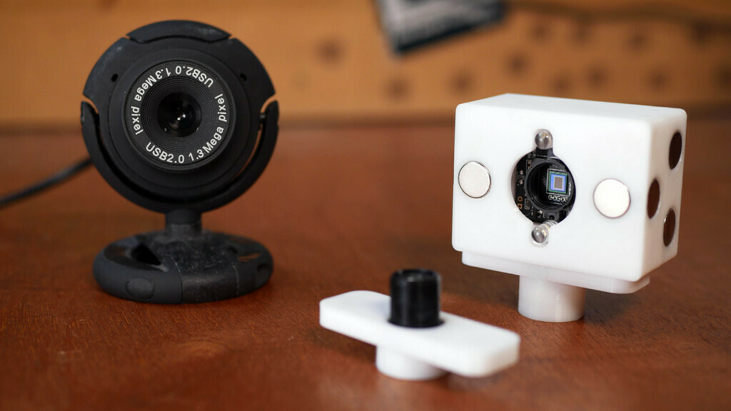 Free 3D file Webcam microscope 🔬 ・3D printable design to download・Cults