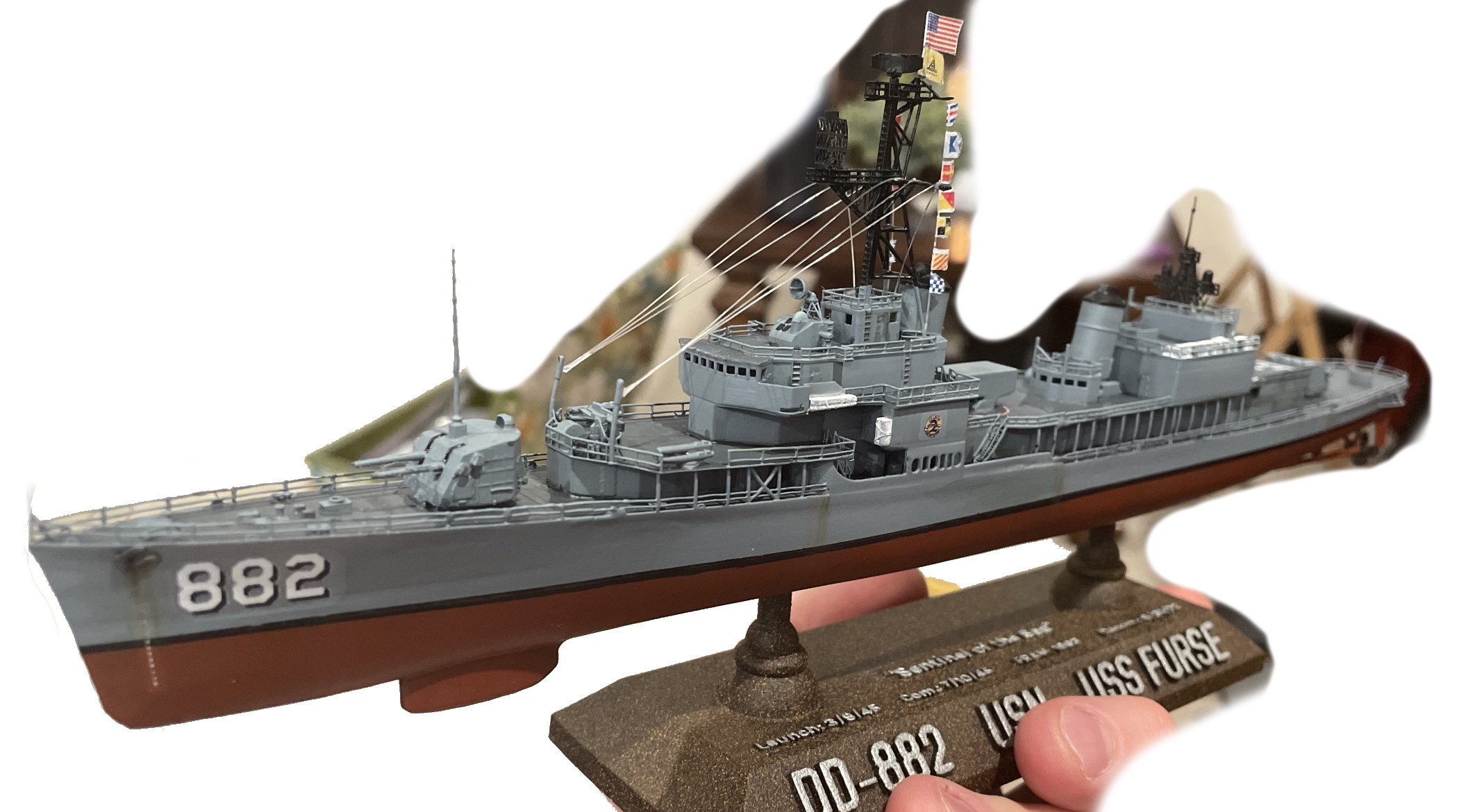 STL file 1/350 Furse (Gearing Class Destroyer, Fram Conversion) 🎲 ・3D ...