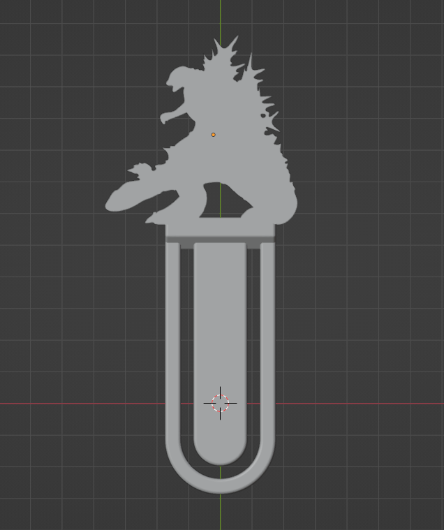 📚 Latest_-1Godzilla_Bookmark・Free 3D File for ・Cults