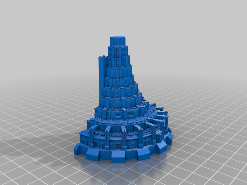 🗿 Urithiru - From the Stormlight Archive・Free 3D File for ・Cults