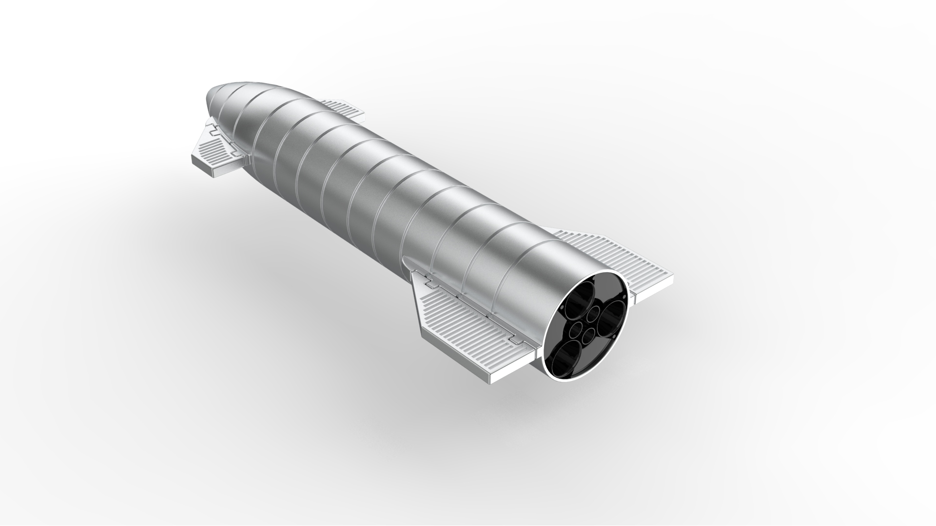 🚀 SpaceX Starship & Superheavy (Scale 1:250) - 50cm・ STL File for ・Cults