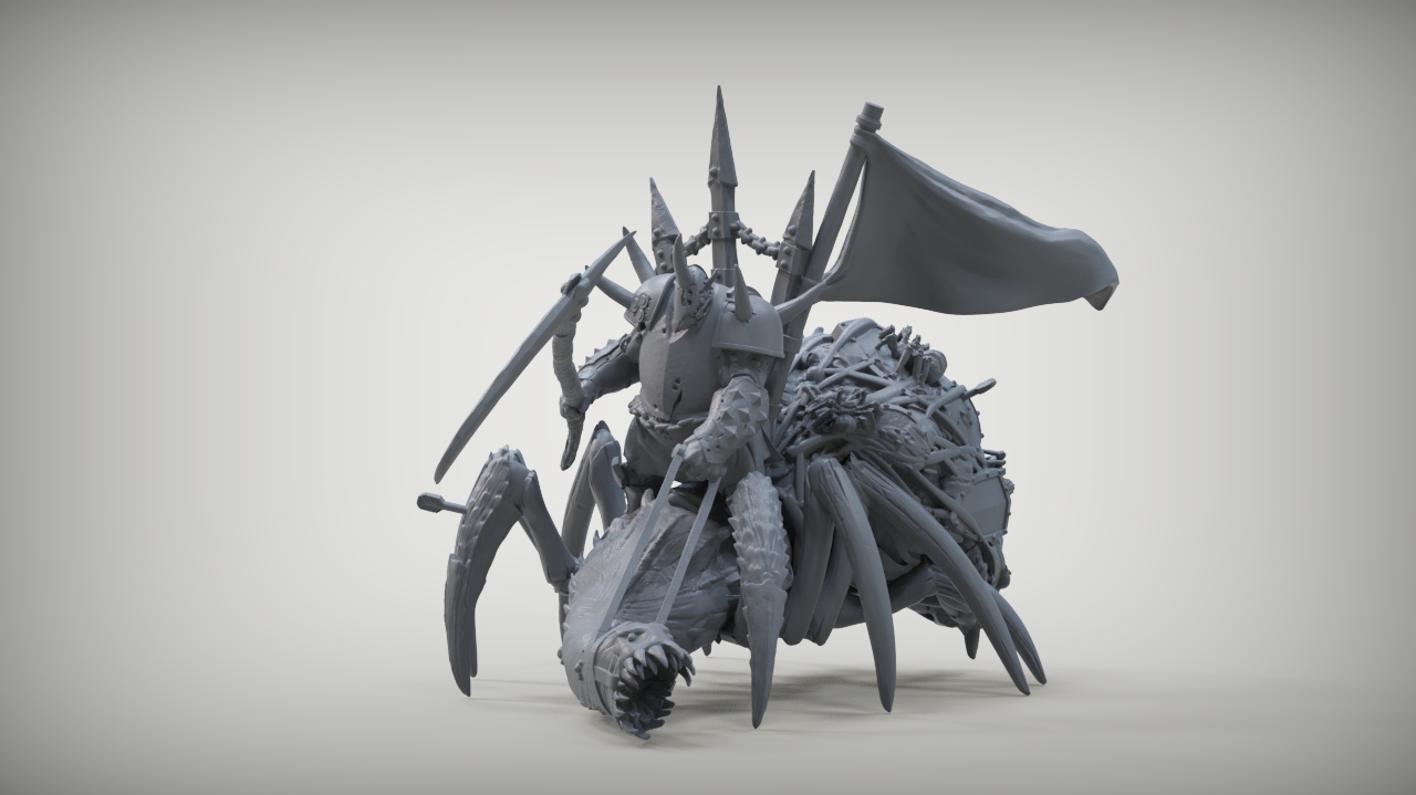 🕷️ spider rider・ 3D File for ・Cults