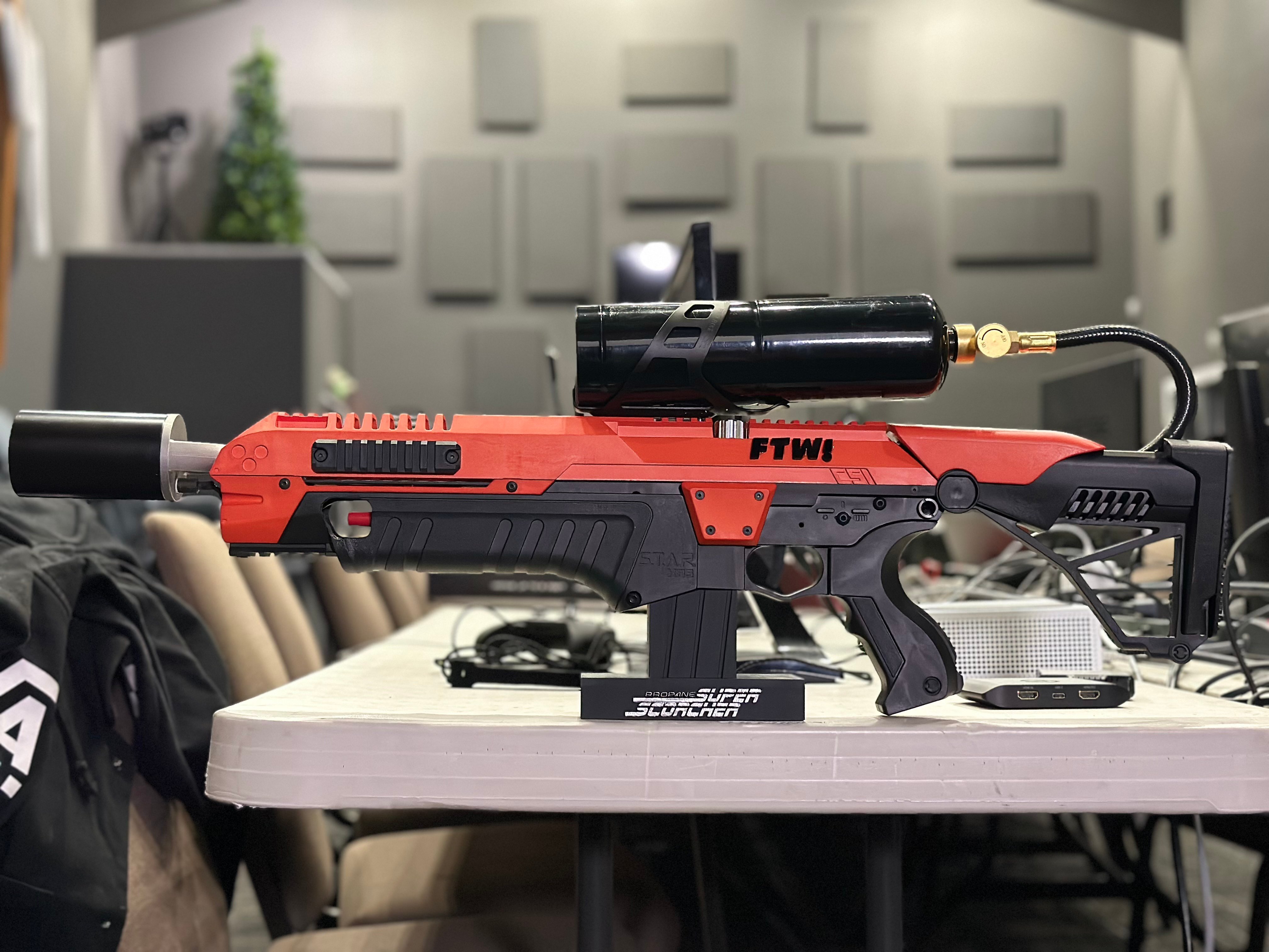 3D printing Not A Flamethrower stand・Cults