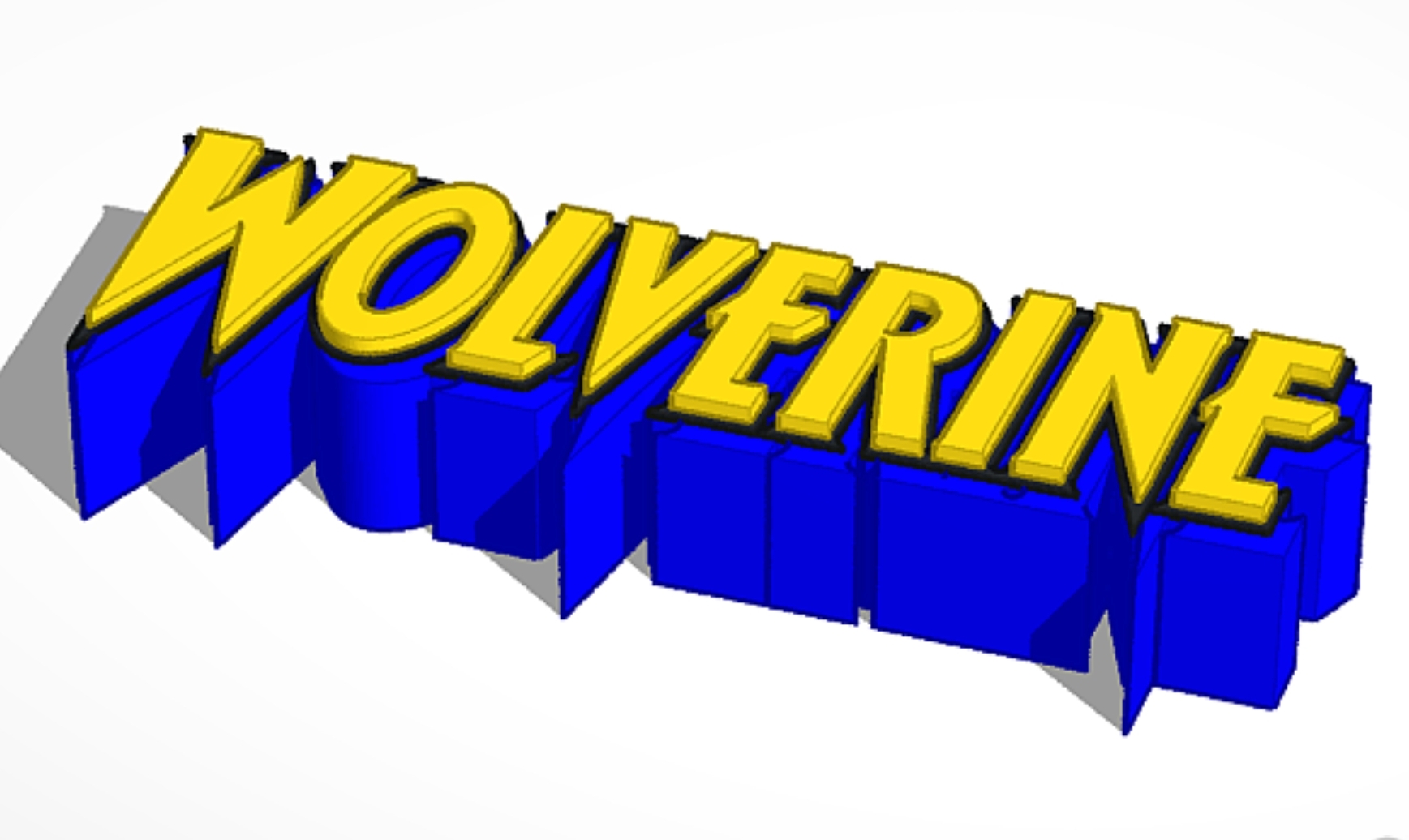 STL file Wolverine Logo 👽 ・3D printer design to download・Cults