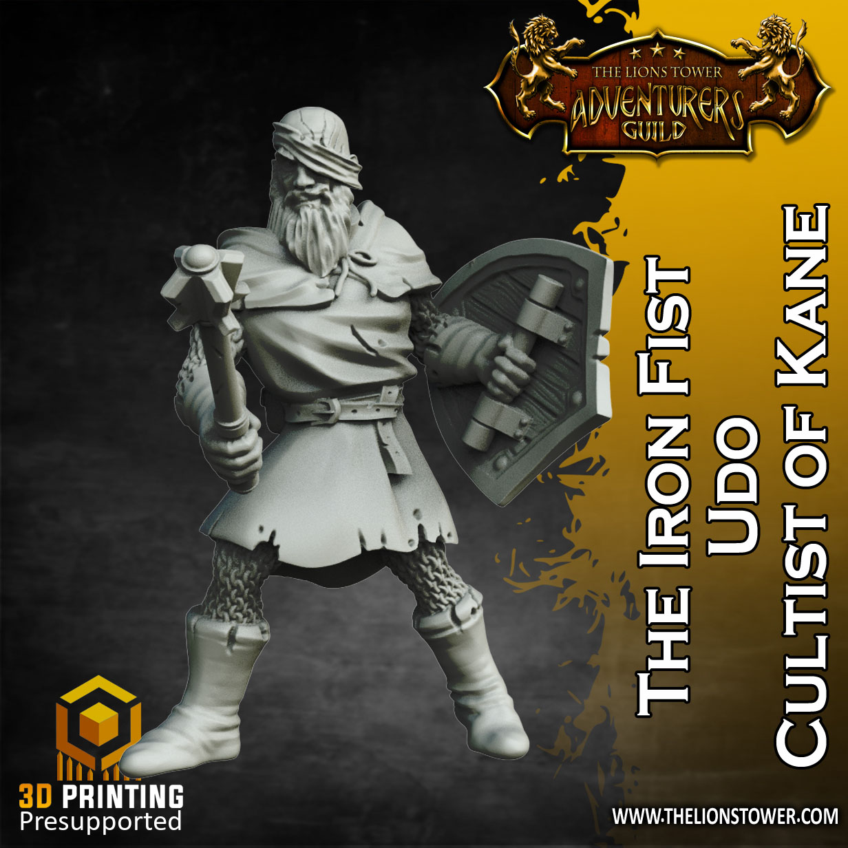 3D file The Iron Fists - Cultists of Kane - Set of 11 (32mm scale, Pre ...