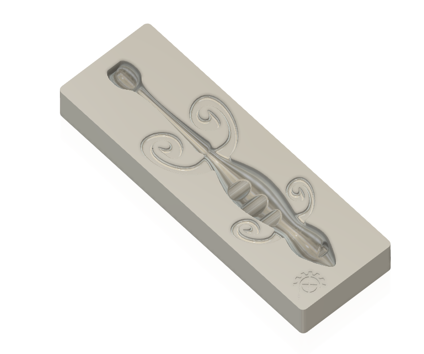 STL file 6 inch open pour lizard mold for bait making 🦎 ・3D printing ...