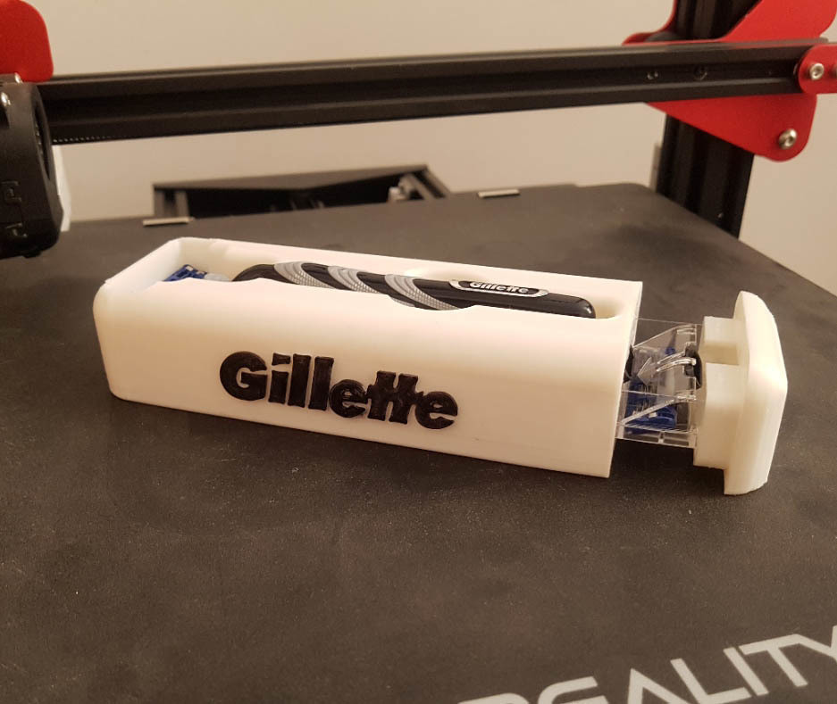 Free 3D file gillette razor cover 🪒 ・3D printer model to download・Cults