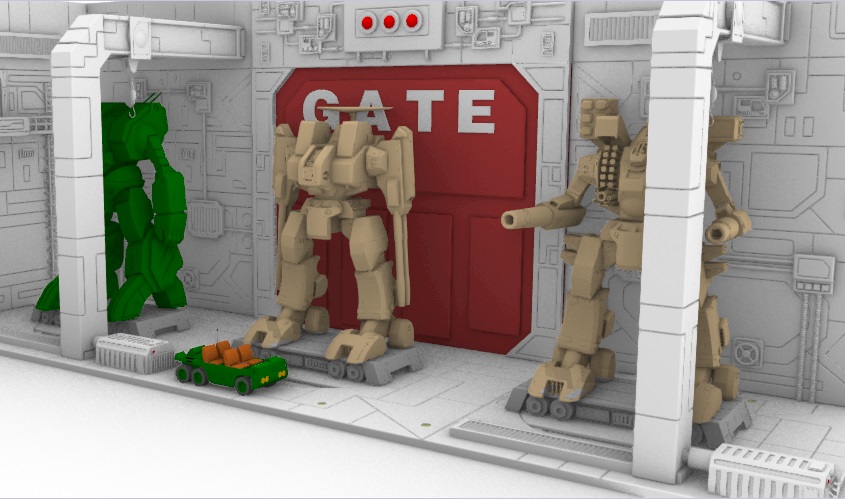 STL file MACROSS/ROBOTECH DIORAMA SET. SCALE 1/72 🎨 ・Design to download ...