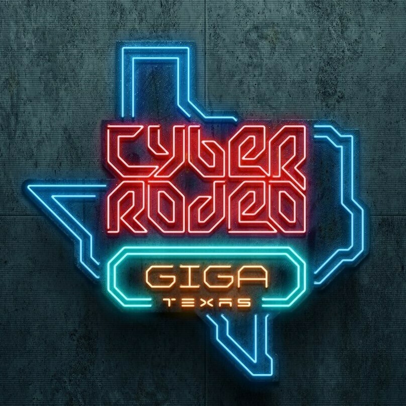 🚩 Tesla Cyberrodeo Giga Texas Logo・Free 3D File for ・Cults