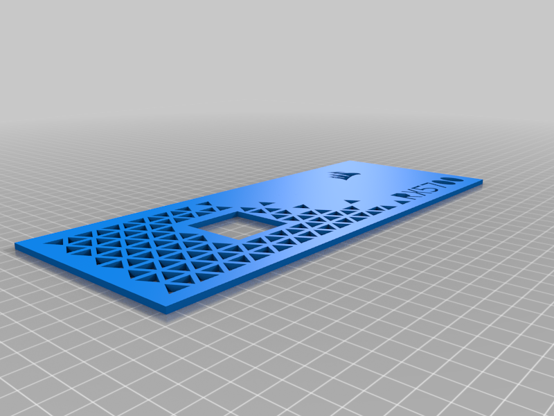 🖥️ RX 5700 FE Corsair themed backplate・Free 3D File for ・Cults