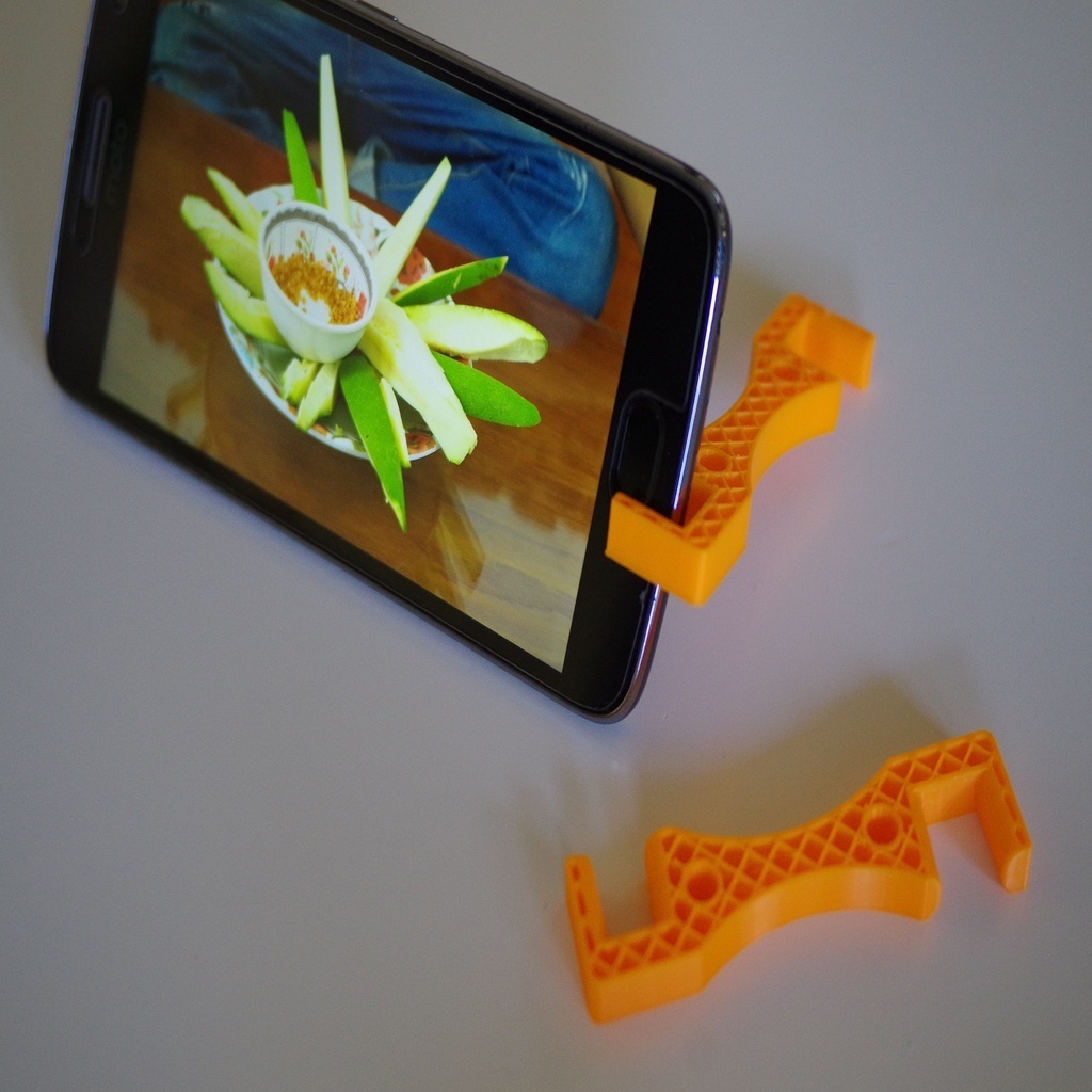 📞 Phone stand with rounded endges・Free 3D File for ・Cults