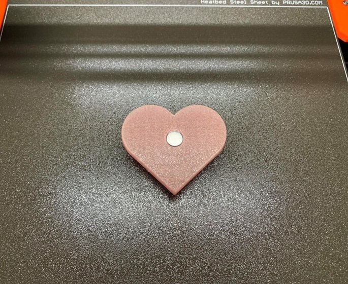 Fichier 3D gratuit Aimant en forme de cœur pour la Saint-Valentin avec ...