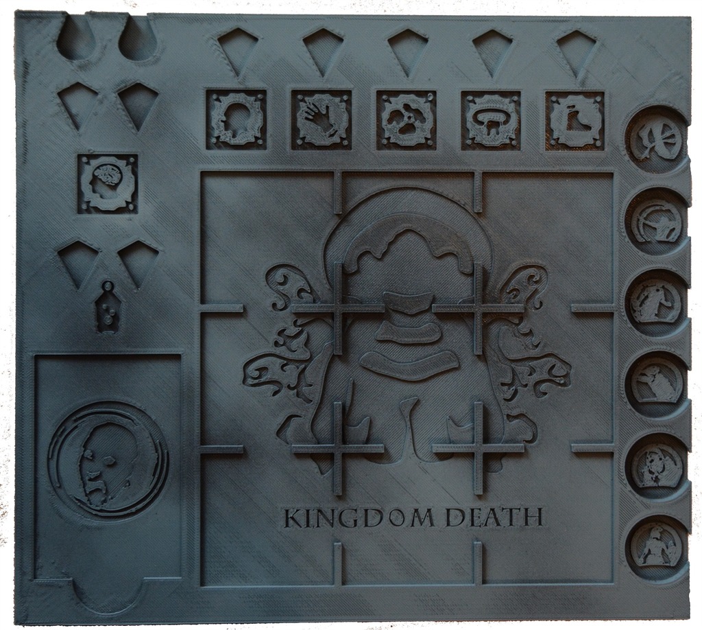 👹 Kingdom Death Monster Gear Grid・Free 3D File for ・Cults