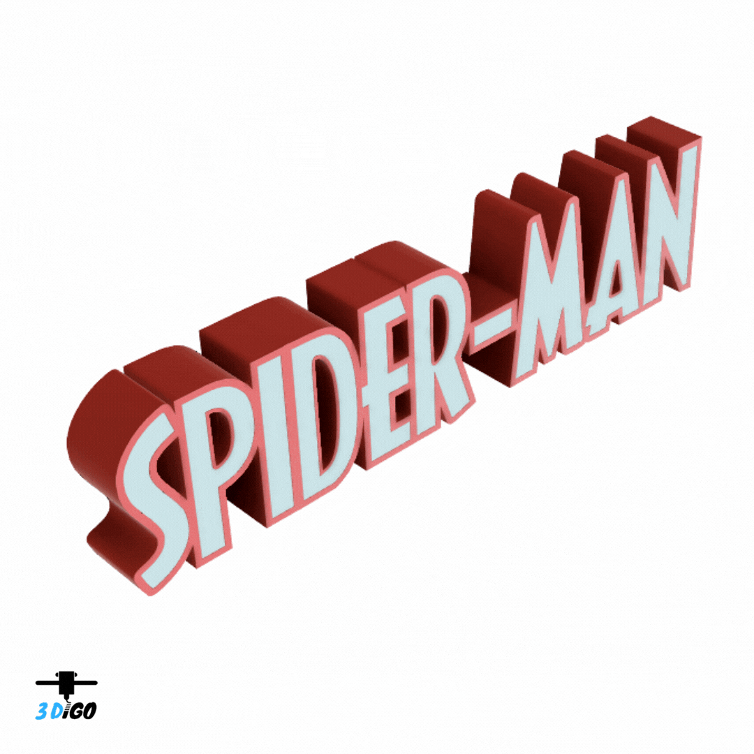 🕷️ Spider-Man Logo・ STL File for ・Cults