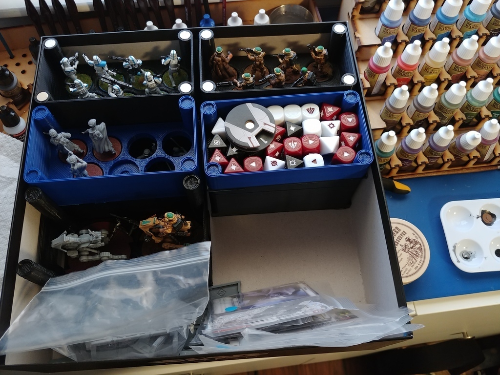 ⭐ Simple Star Wars Legion Storage・Free 3D File for ・Cults