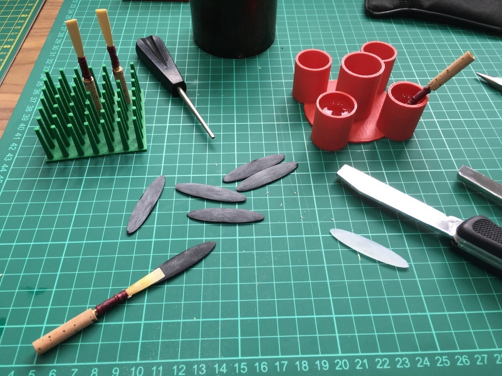 🎵 Oboe reed making plaque・Free 3D File for ・Cults