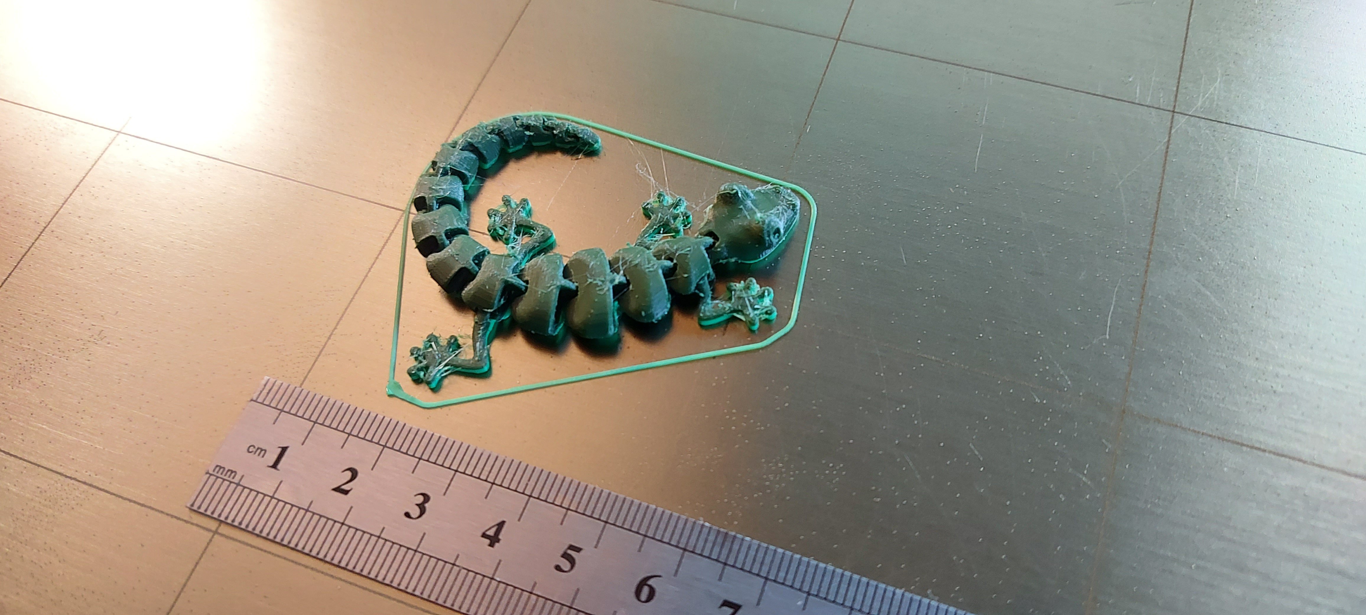 3D printing Articulated Lizard v2・Cults