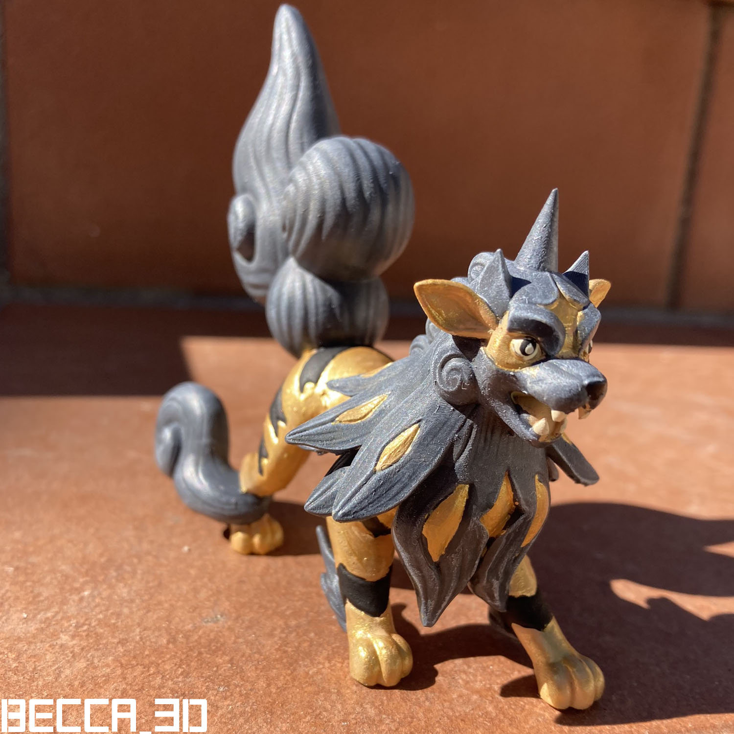 3D printed Hisui Arcanine and Growlithe Pre supported • made with photon mono x・Cults