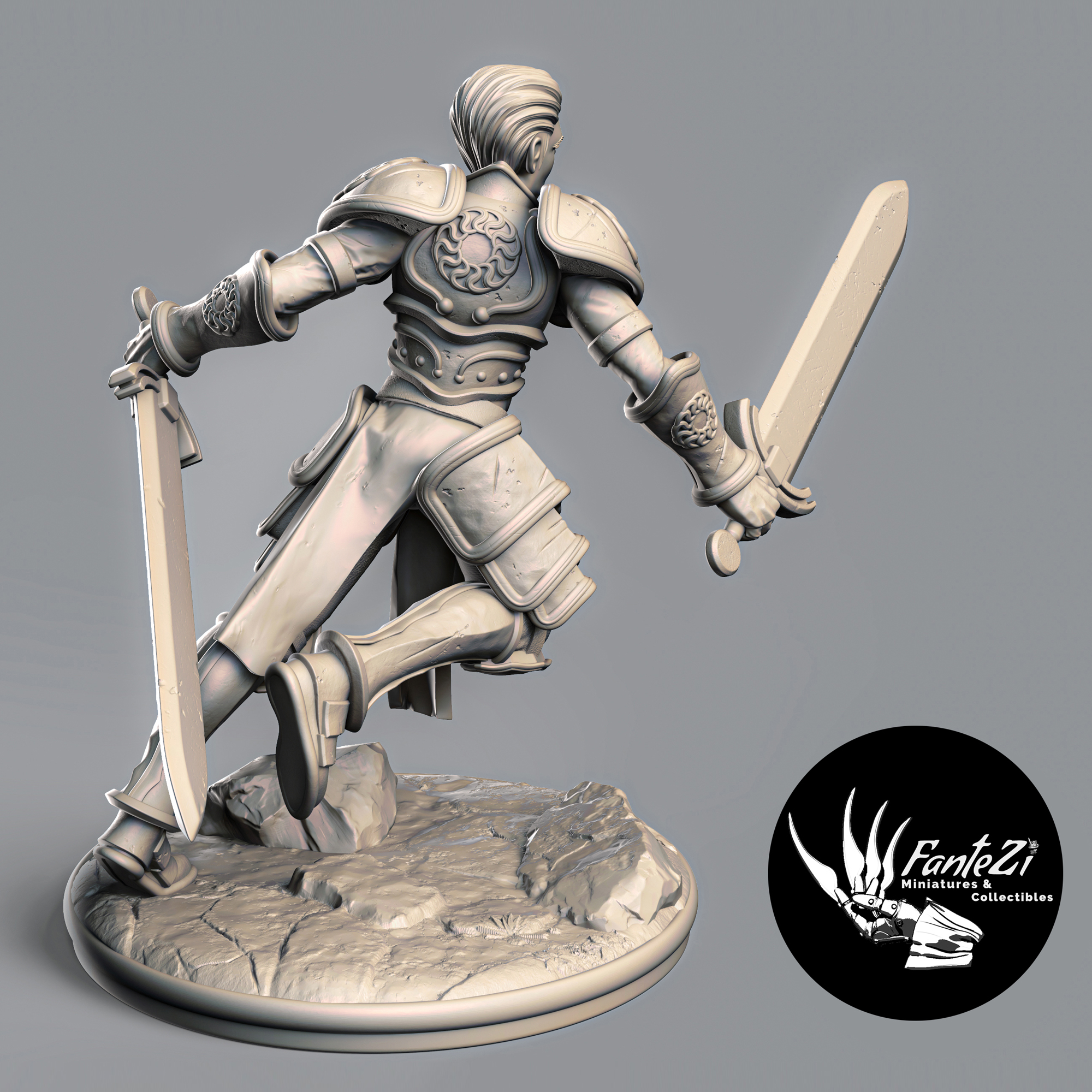Free 3D file Fantasy knight 🎲 ・3D printer model to download・Cults