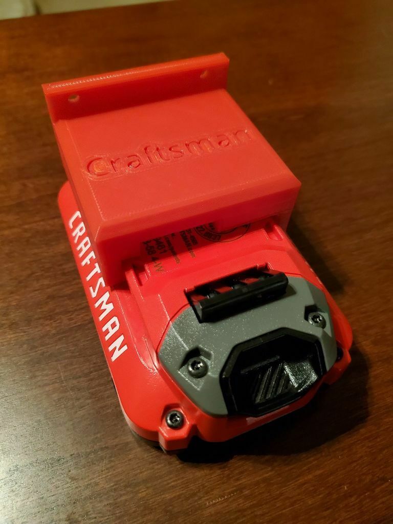 🔋 Craftsman CMCB202 20v Battery Holder・Free 3D File for ・Cults