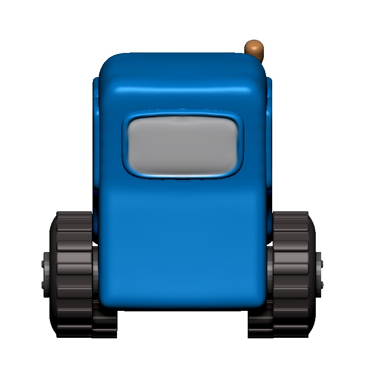 STL file Blue tractor 🚜 ・3D printer model to download・Cults
