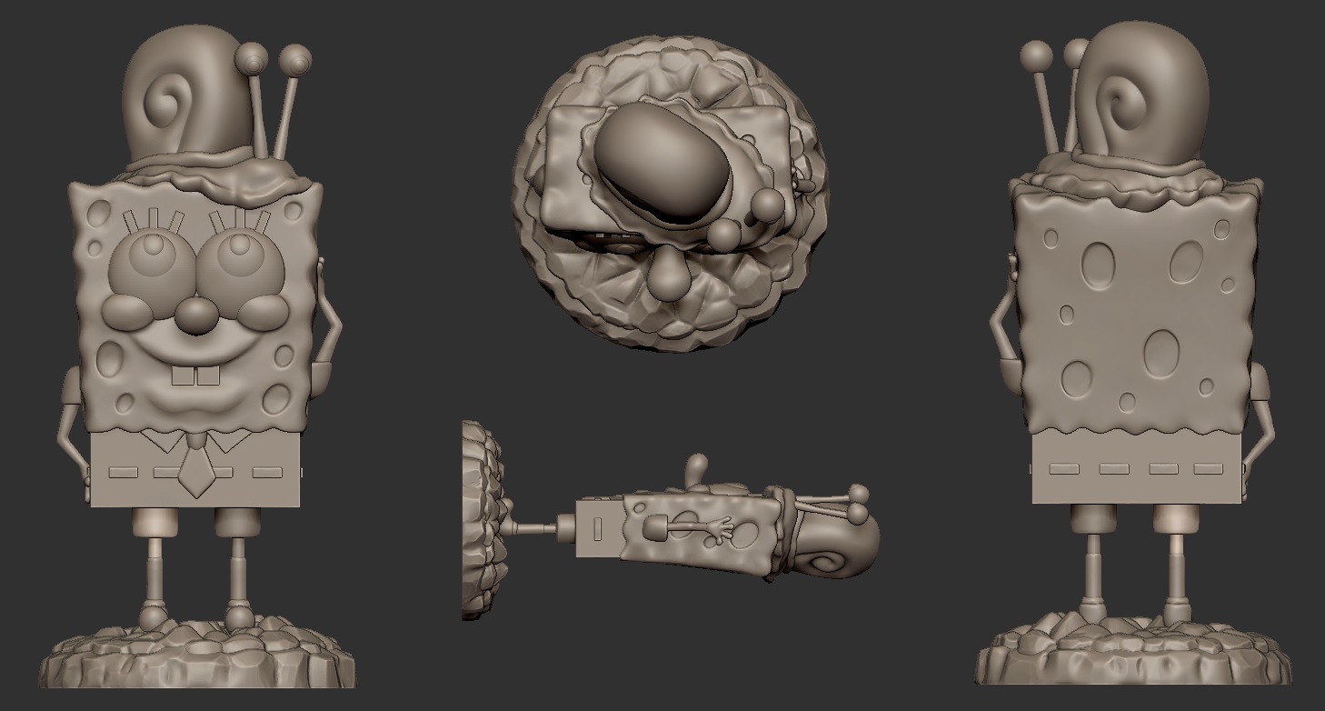 STL file SpongeBob Squarepants 🦀 ・3D print design to download・Cults