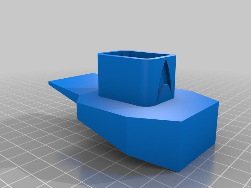 ⭐ AA/DST Star Trek 3 Movie Phaser display base・Free 3D File for ・Cults