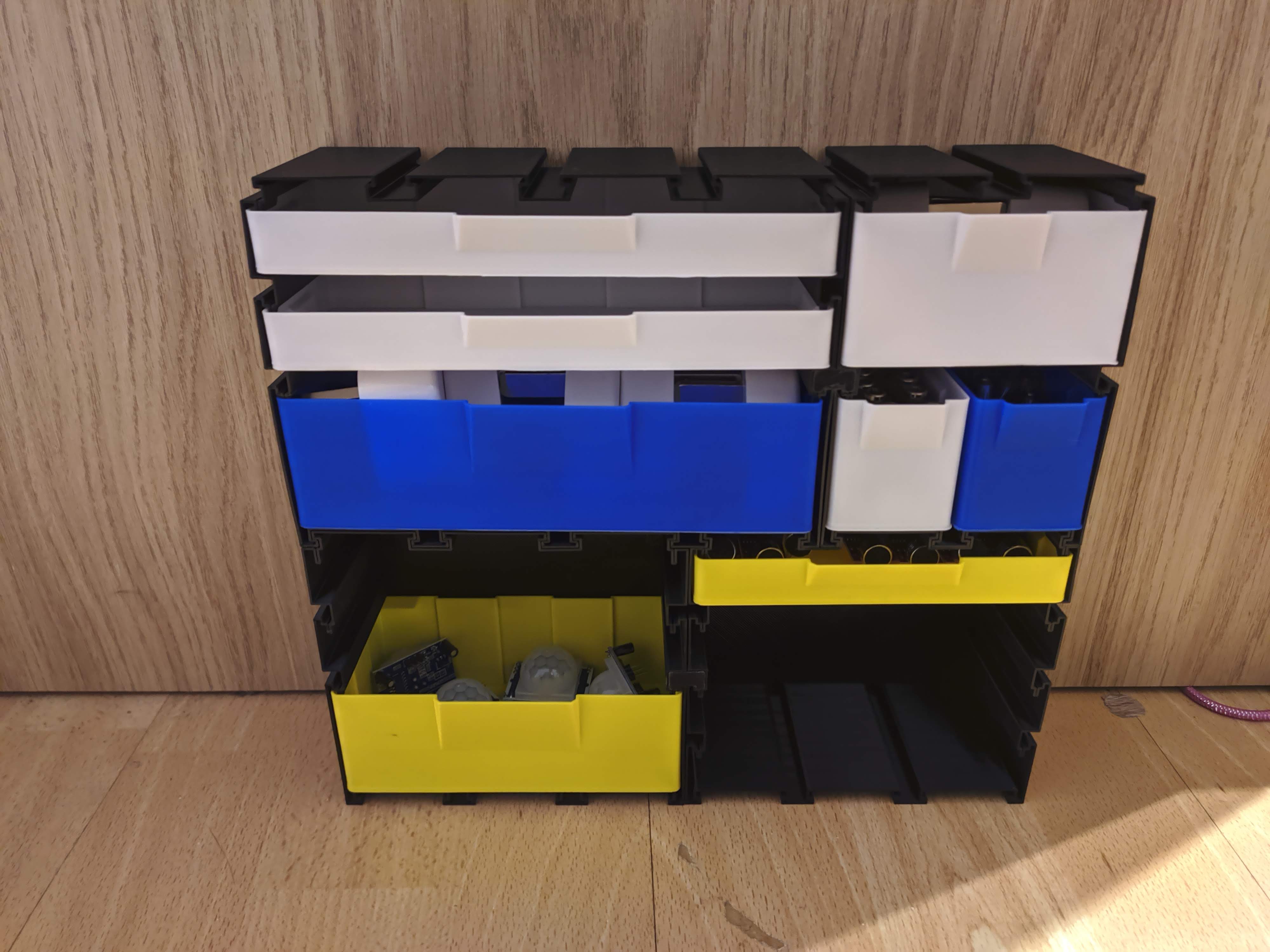 🪑 Fast-print modular storage drawer system・3D Print with the Ender 3 V2 ...