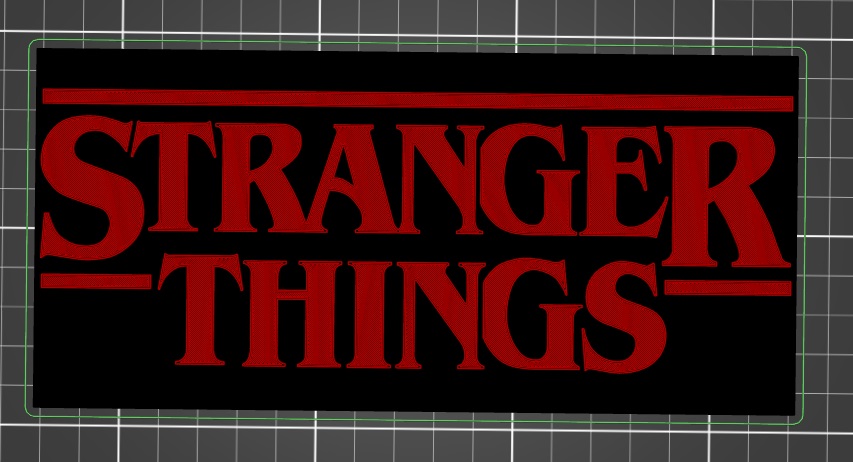 STL file Multicolor Stranger Things Netflix Logo 🏠 ・3D printing ...