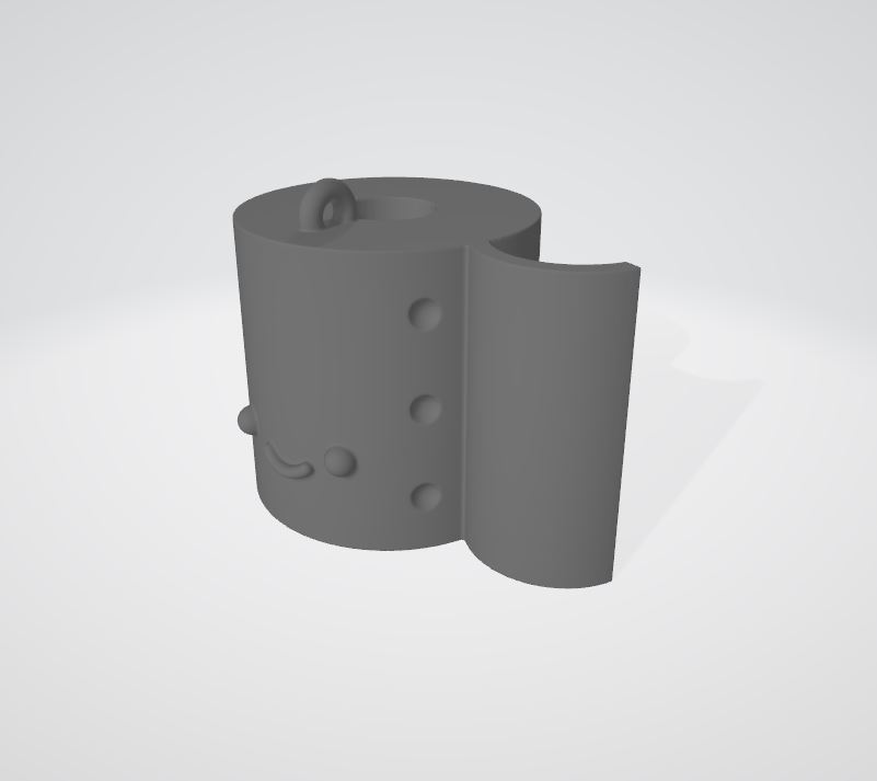Free OBJ file Toilet paper key ring 🚽 ・3D printing design to download・Cults
